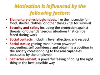 Review of Motivation in nursing education | PPTX