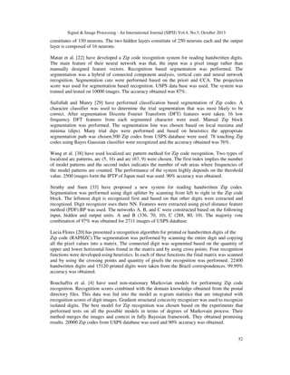 Review of ocr techniques used in automatic mail sorting of postal ...