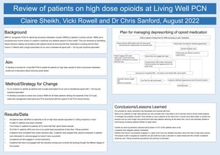 Review of patients on high dose opioids at Living Well PCN.pdf ...