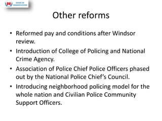 Review of police leadership and training | PPTX