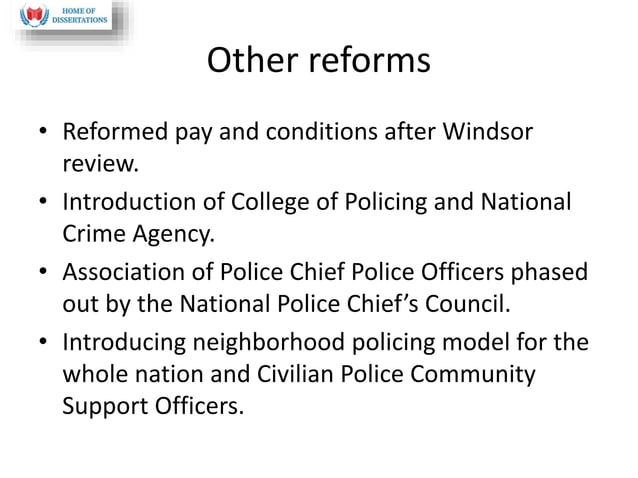 Review of police leadership and training | PPTX