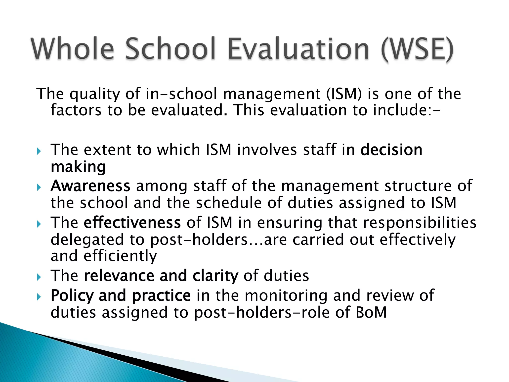 Review of post of responsibility structure general | PDF