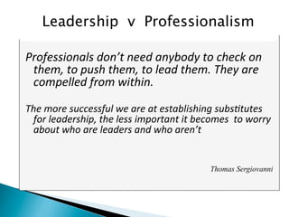 Review of post of responsibility structure general | PPT