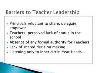 Review of post of responsibility structure general | PPT