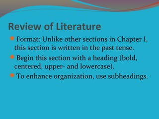 Review of related literature | PPT