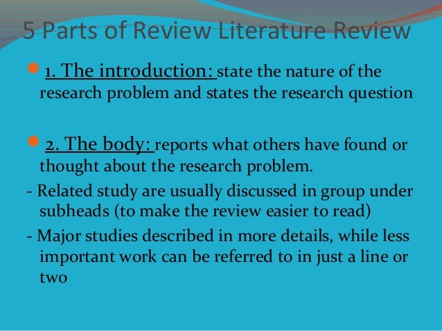 Review of related literature