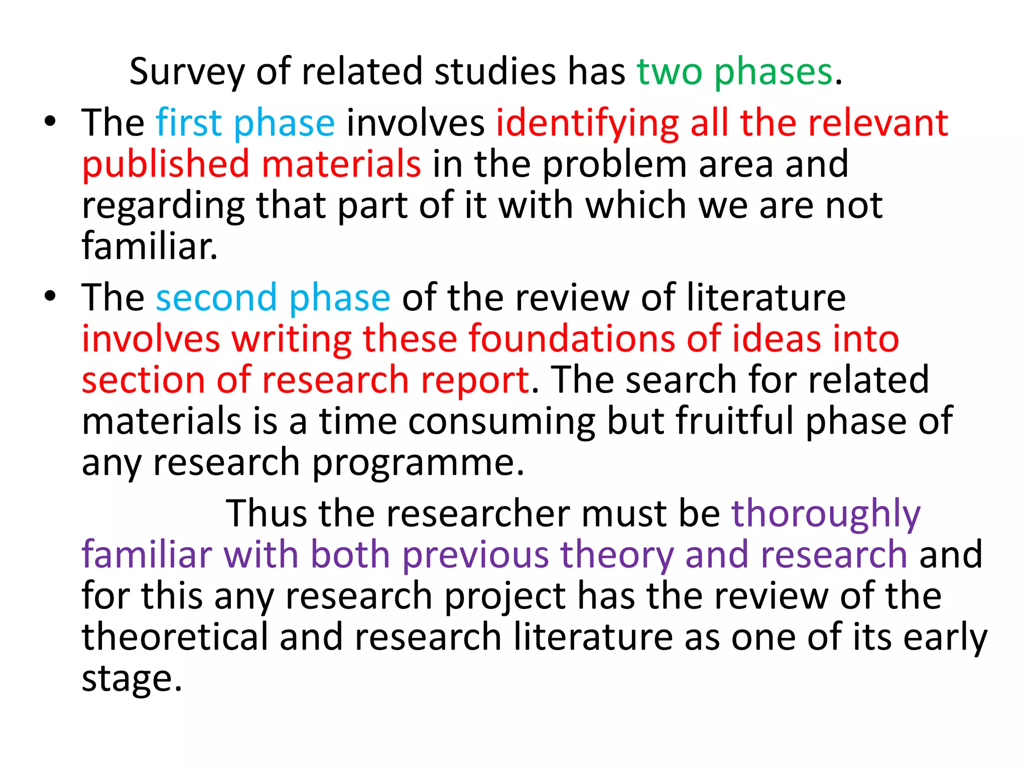 Review of related literature -ppt | PPTX