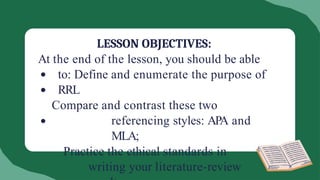 Review OF RELATED LITERATURE lesson.pptx