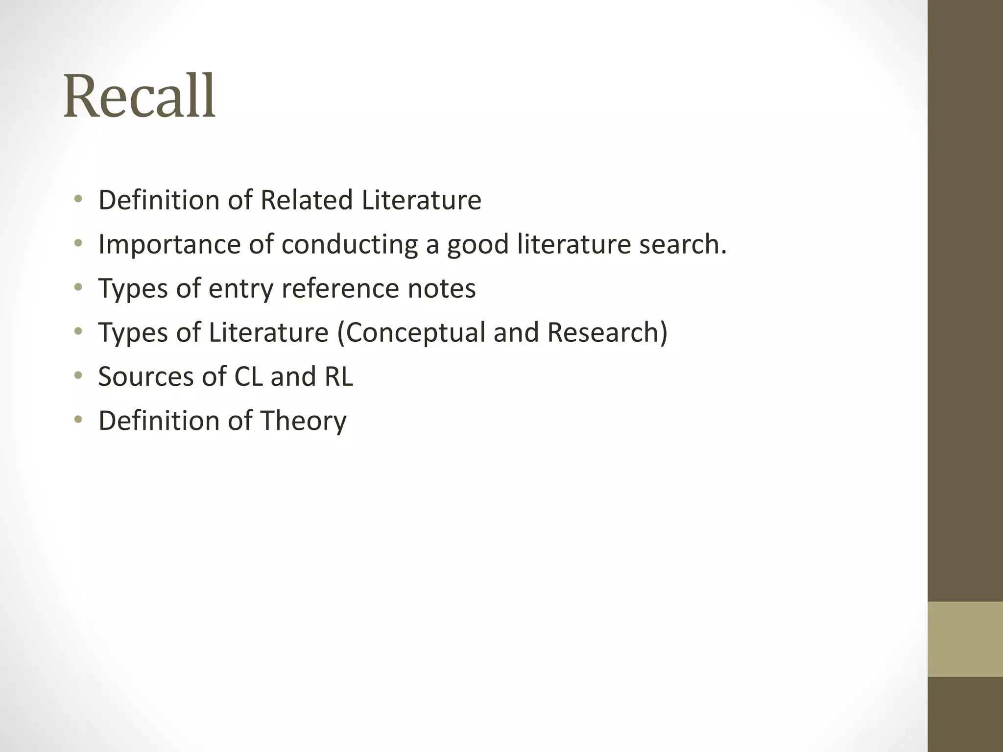 Review of related literature presentation | PPTX