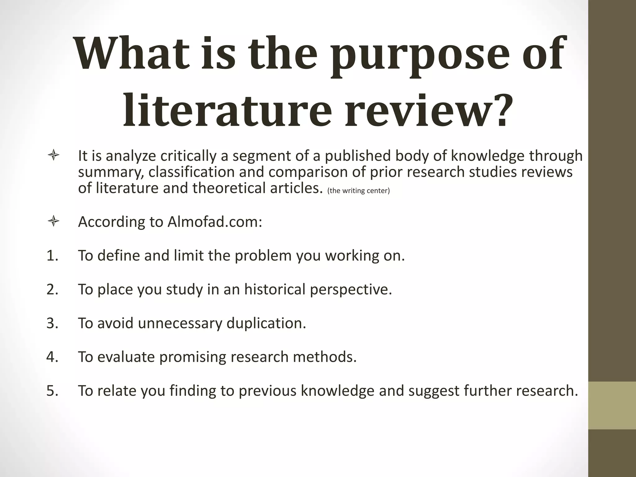 Review of related literature presentation | PPTX