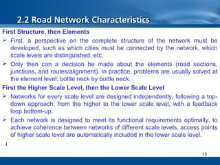 Review of road network | PPT