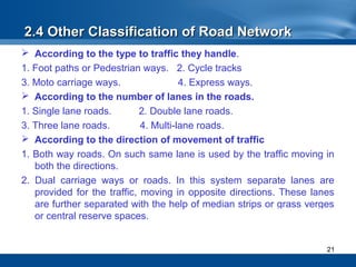 Review of road network | PPT