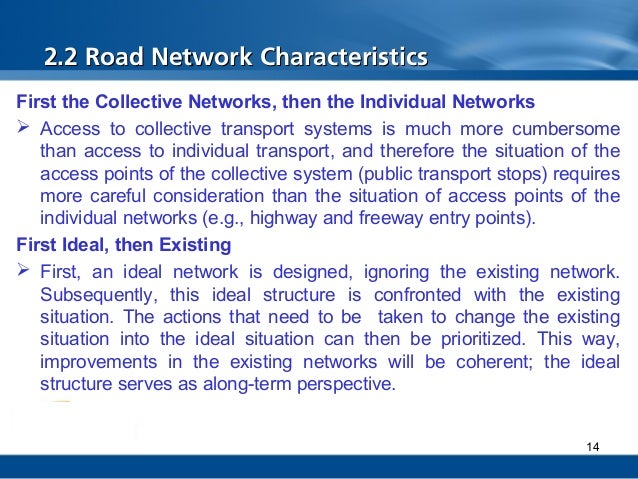 Review of road network