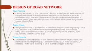Review of road network design | PPTX