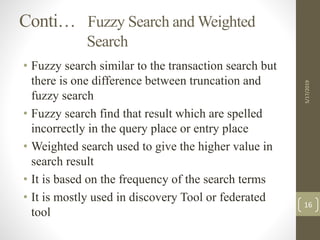 Review of search and retrieval strategies | PPTX