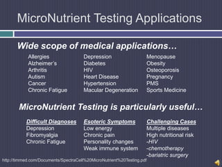 Review of spectra cell | PPTX