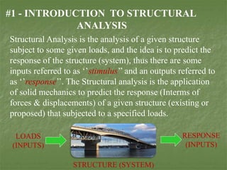 Review of structural analysis | PPTX