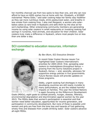 Solar Cooker Review 2005 | PDF