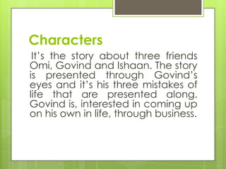 Review of the 3 mistakes of my life | PPTX