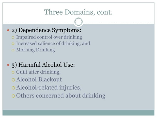 Review of the alcohol use disorders identification test | PPTX