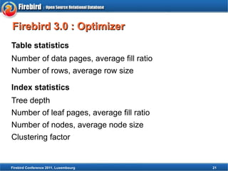 Review of the firebird development in 2011 2012 | PPT