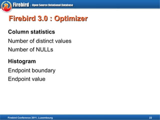 Review of the firebird development in 2011 2012 | PPT