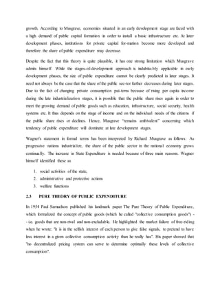 Review of theories of public expenditure and public revenue | DOCX