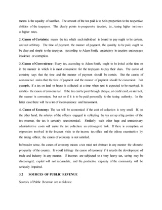 Review of theories of public expenditure and public revenue | DOCX