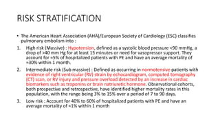 REVIEW OF THERAPIES FOR PULMONARY EMBOLISM .pptx