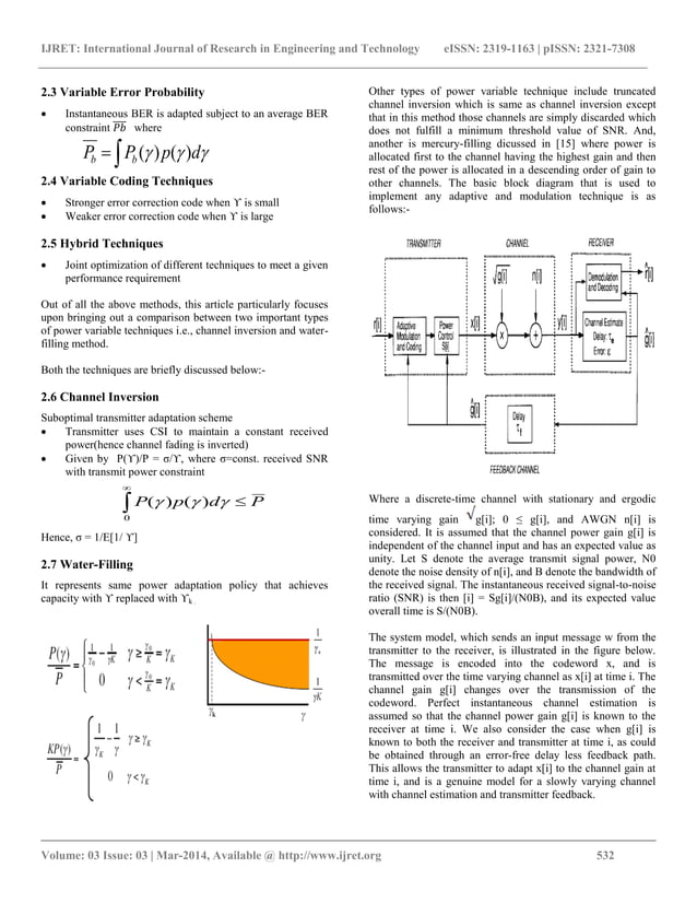 Review of various adaptive modulation and coding techniques in wireless ...