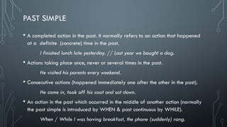 Review of verbal tenses. adl | PPT