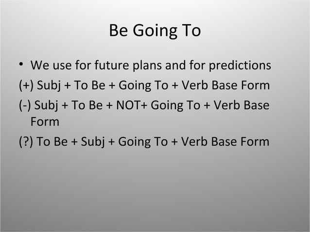 Review of verb forms | PPT