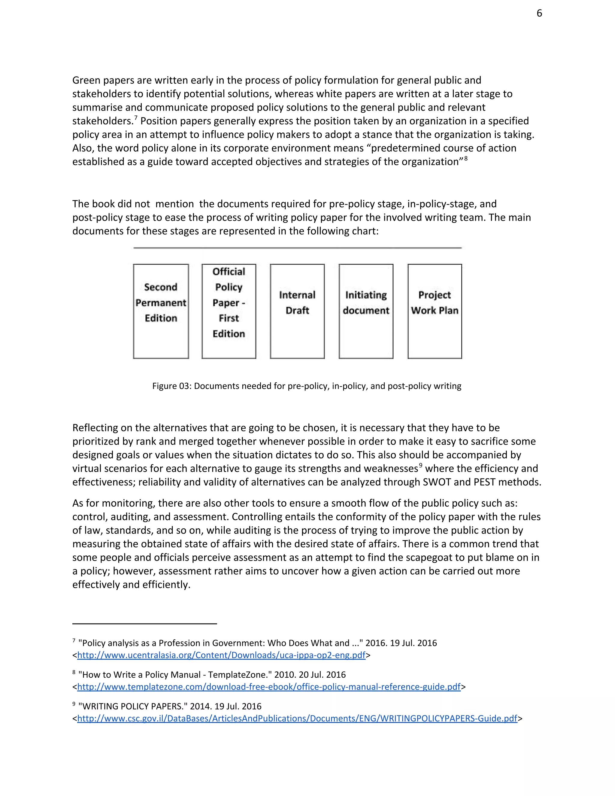 Review of Writing Effective Policy Papers Handbook | PDF