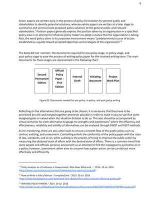 Review of Writing Effective Policy Papers Handbook | PDF