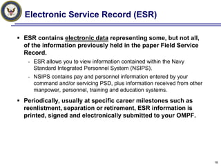Review OMPF and ESR (step by-step guide) 19 DEC 2013 | PPTX