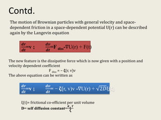 Review on active brownian particle | PPTX