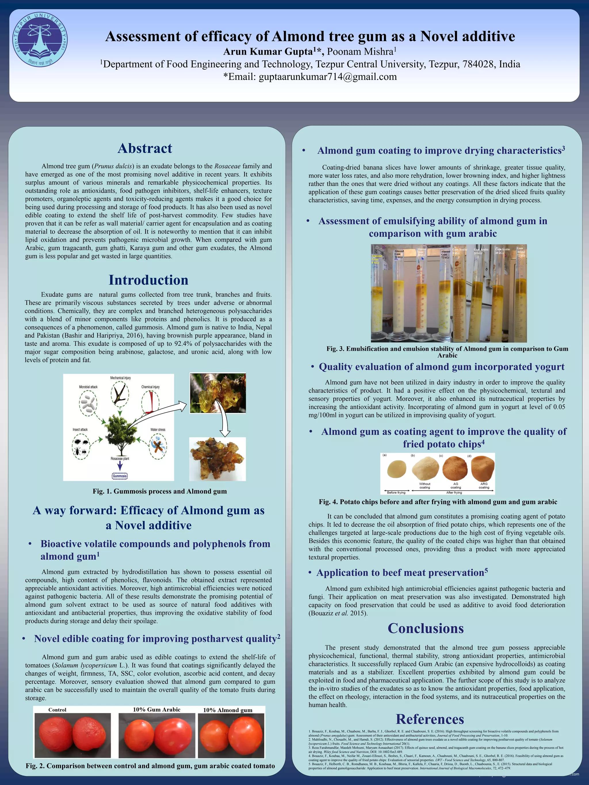 Review on almond gum | PPTX | Healthy Cooking and Eating | Food & Drink