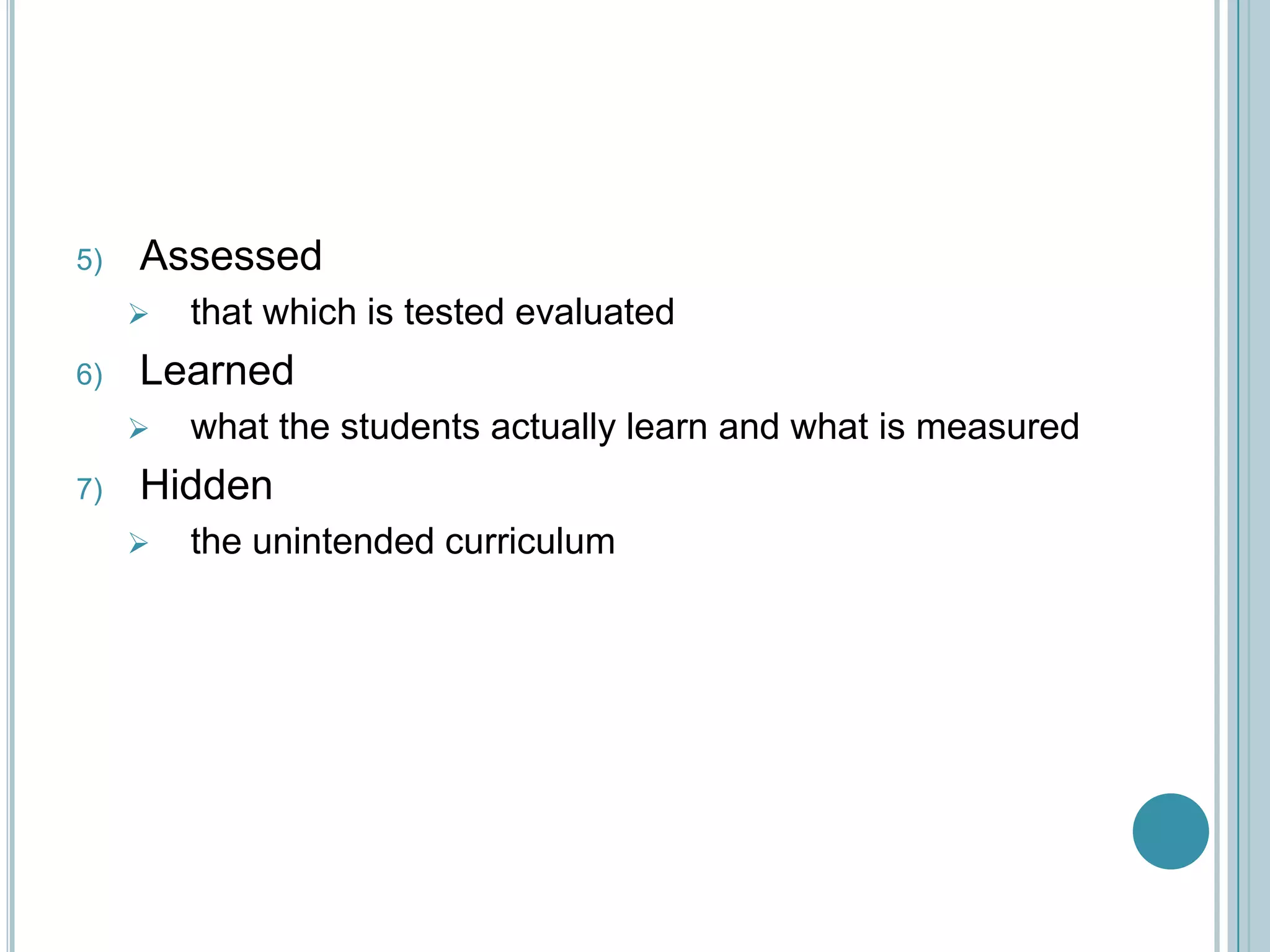 Review on curriculum development | PPTX