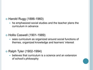 Review on curriculum development | PPTX