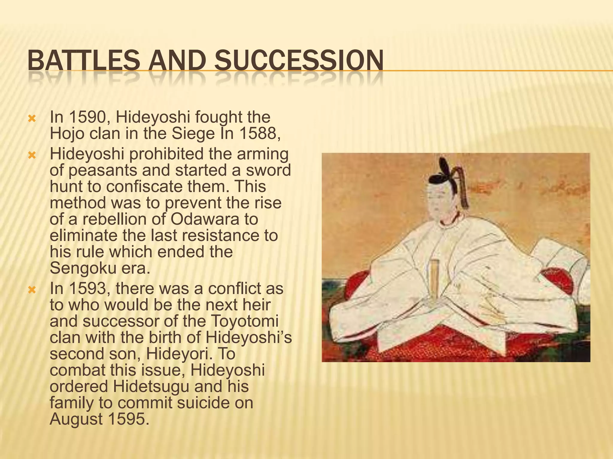Powerpoint on Hideyoshi | PPTX