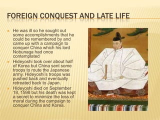 Powerpoint on Hideyoshi | PPTX