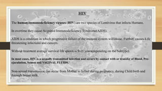 REVIEW ON HIV ON THE CURRENT BASIS DATA .pptx
