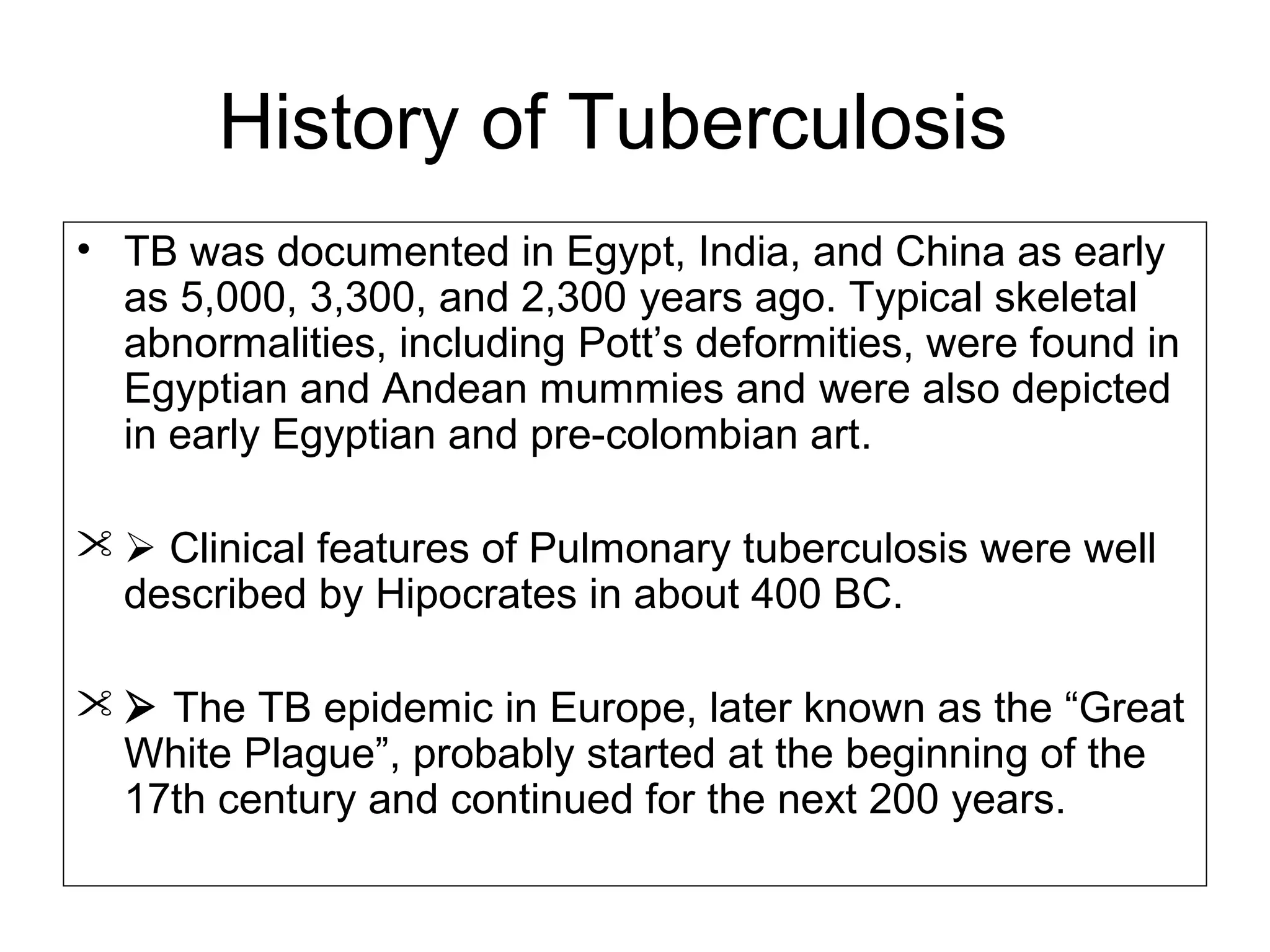 Review on microbiology and pathophysiology of tuberculosis | PPT
