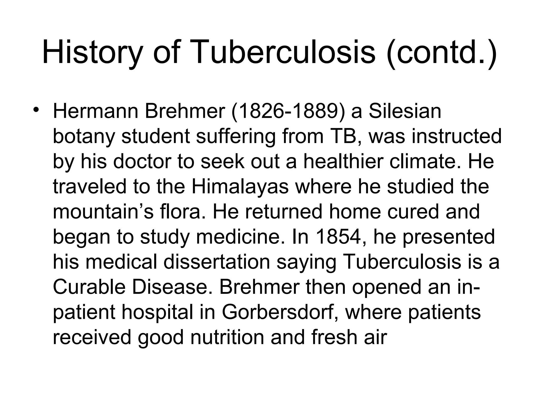 Review on microbiology and pathophysiology of tuberculosis | PPT