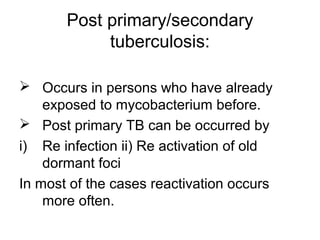 Review on microbiology and pathophysiology of tuberculosis | PPT