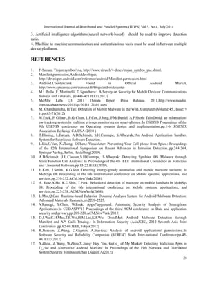 Review on mobile threats and detection techniques | PDF