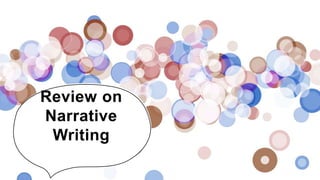Review on Narrative Writing.pptx Tips on how to write a narrative essay ...