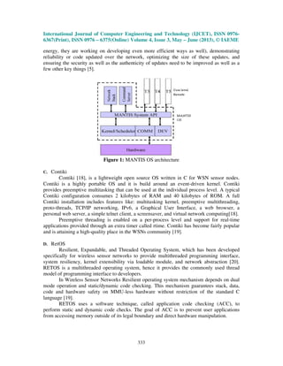 Review on operating systems and routing protocols for wireless sensor | PDF