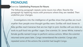 Review on parts of speech | PPT