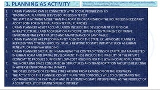 Review on planning the capitalist city & new debates in urban planning ...